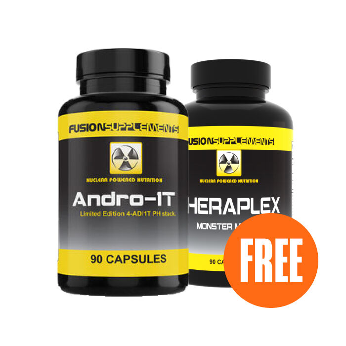 Fusion Supplements Andro-1T Prohormone Stack | 4-AD + 1-Test